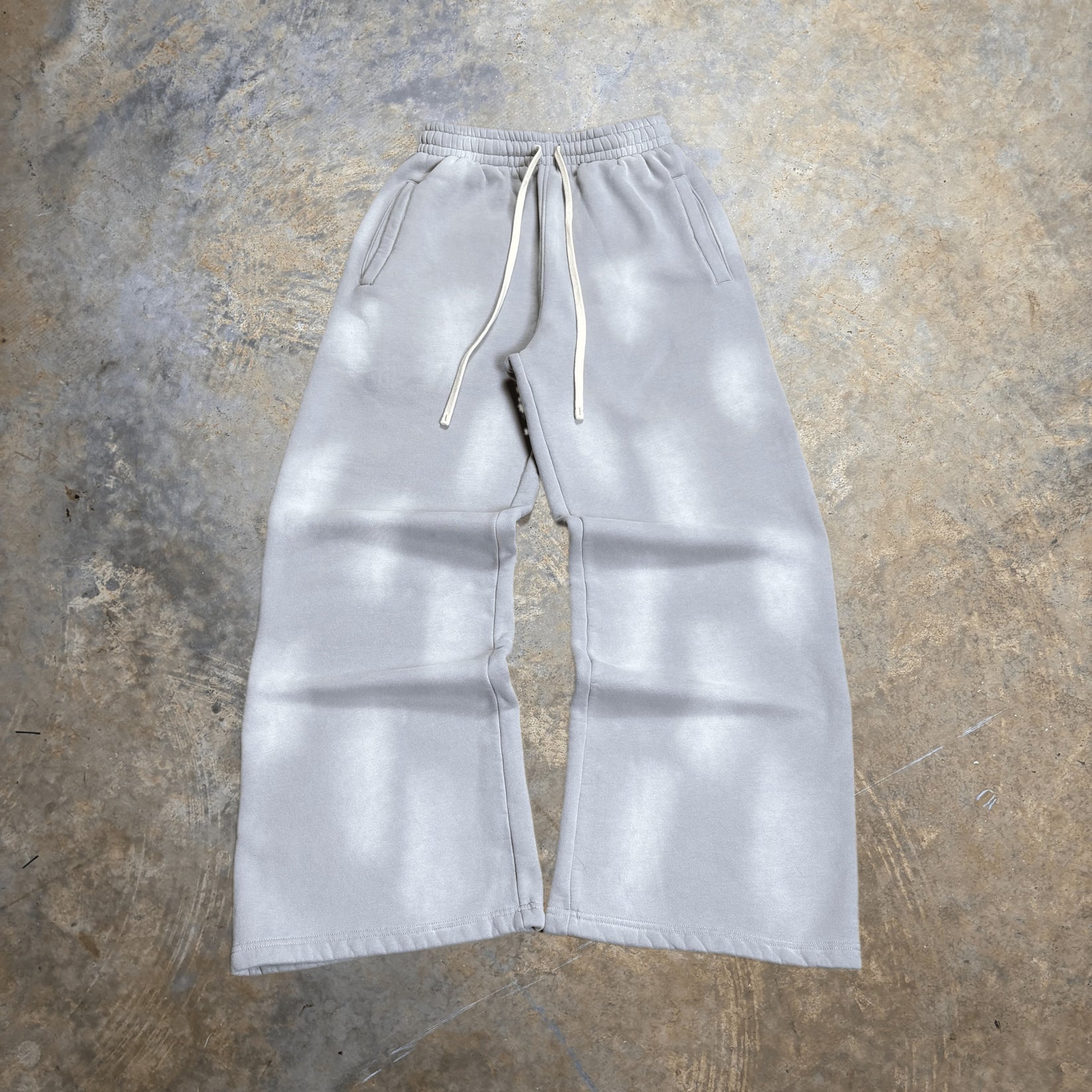 Grey Acid Washed Sweats – Bareline